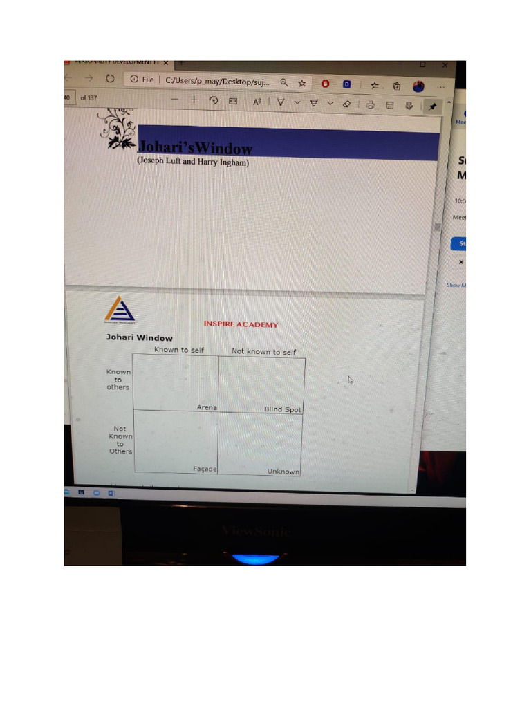 Joharis Window | PDF