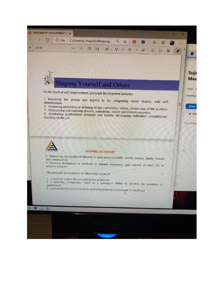 Shape Yourself and Others | PDF