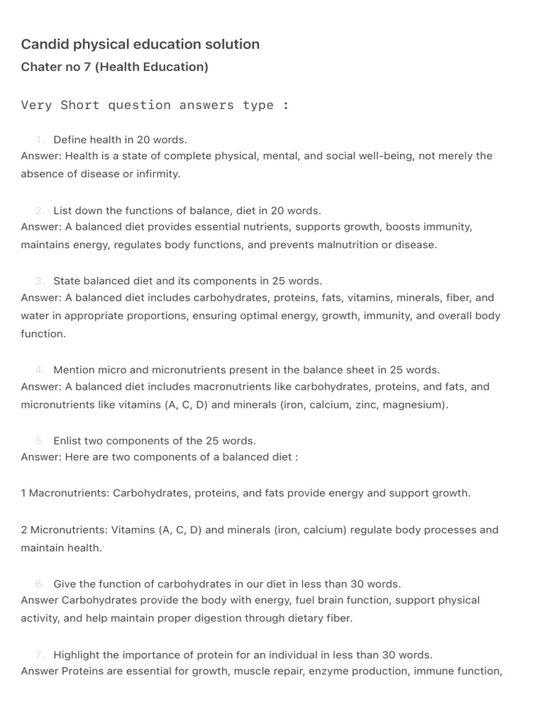 Understanding Balanced Diet Essentials | PDF | Nutrients | Dieting