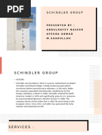 Schindler 3300 Elevator Specifications | PDF