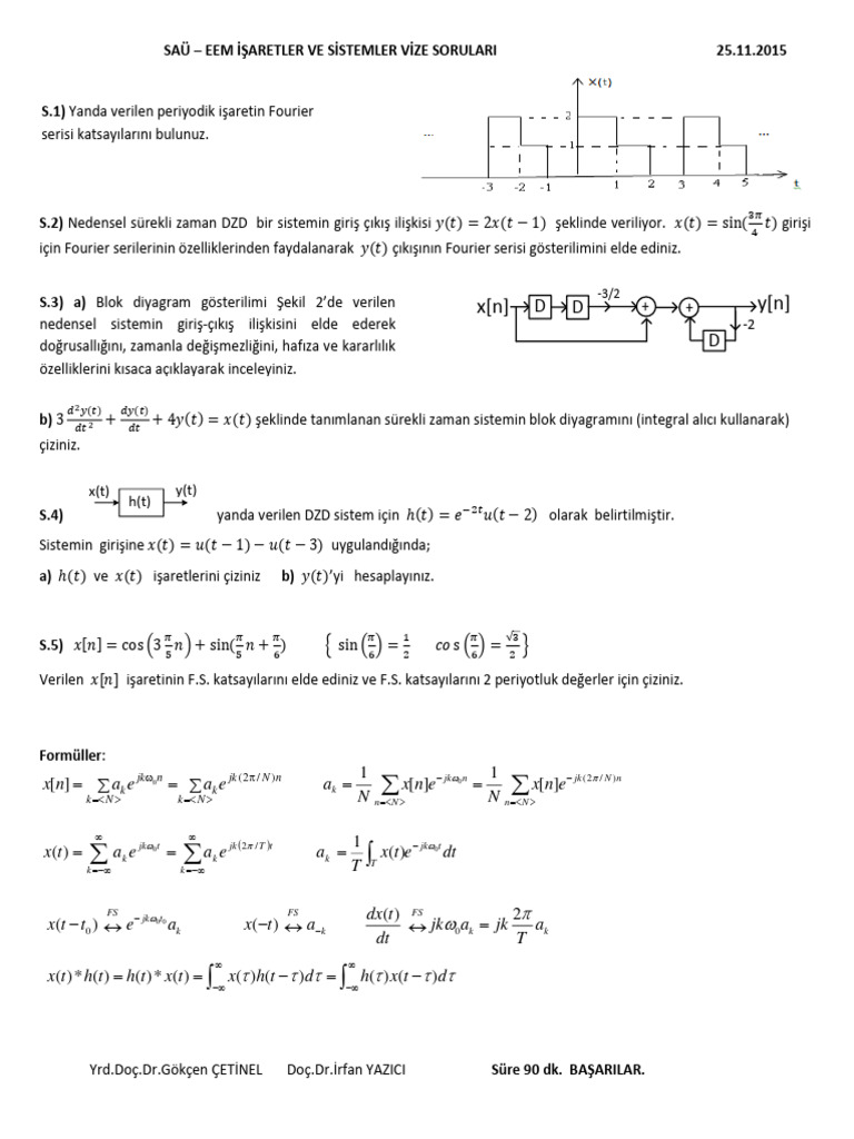 25.11.2015 Vize Soruları | PDF