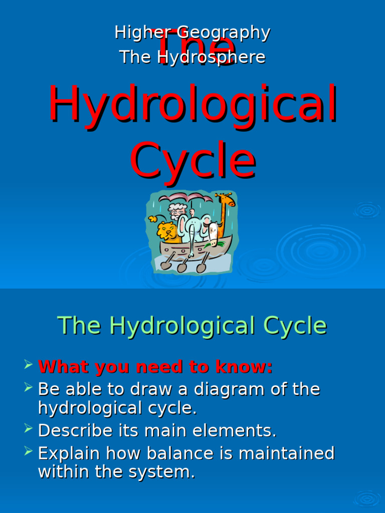 The Hydrological Cycle | PDF | Water Cycle | Hydrology