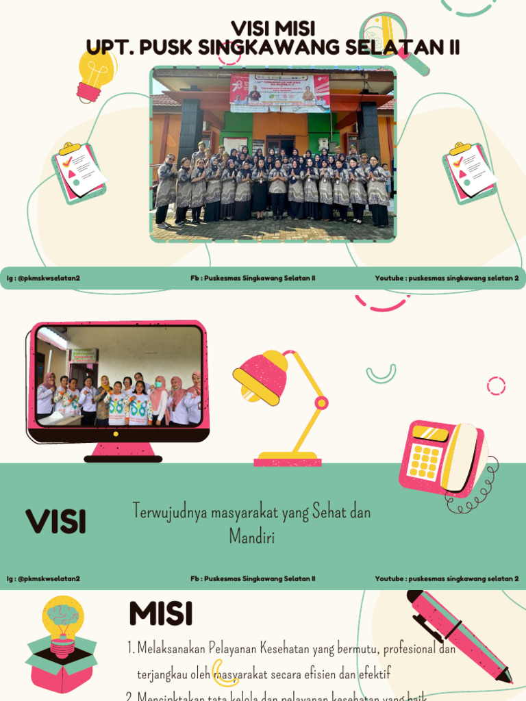 Visi dan Misi Puskesmas Skw Selatan II | PDF