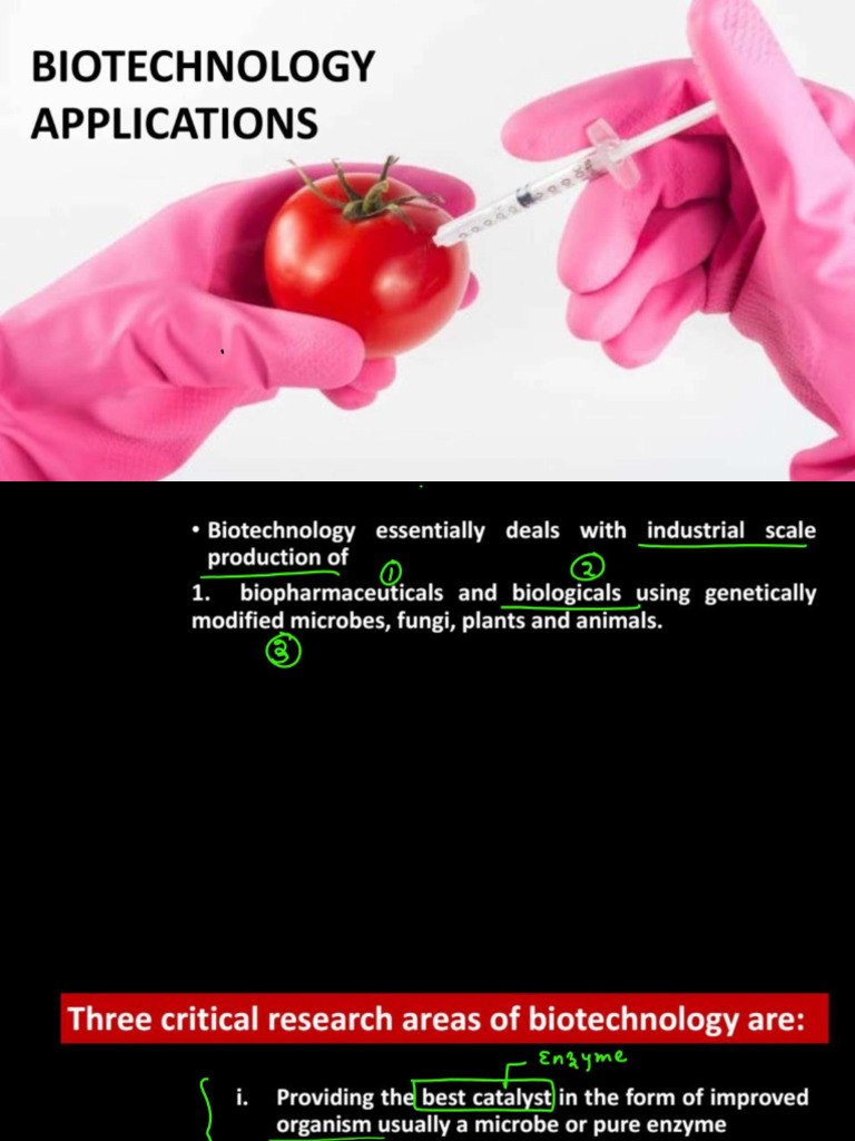 BIOTECHNOLOGY APPLICATIONS NOTE Compressed | PDF