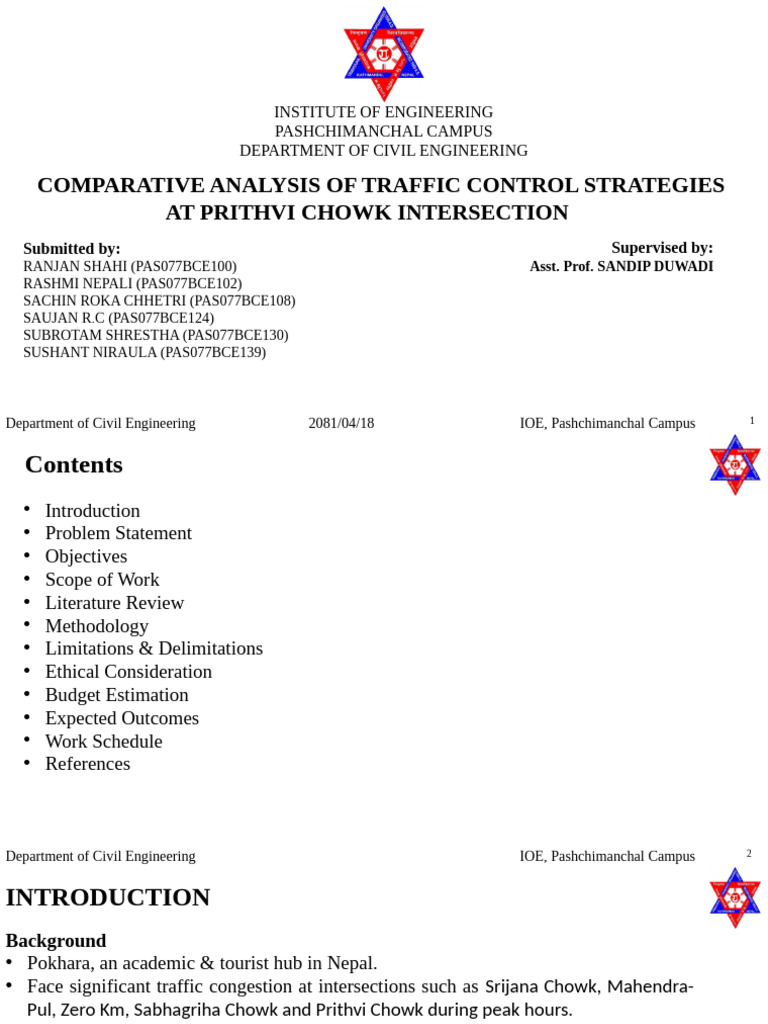 Proposal PPTX For Rmu | PDF | Traffic | Simulation