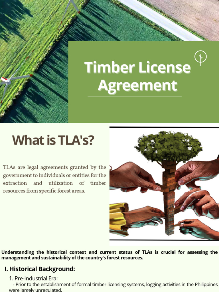 Timber License Agreement | PDF | Logging | Sustainability
