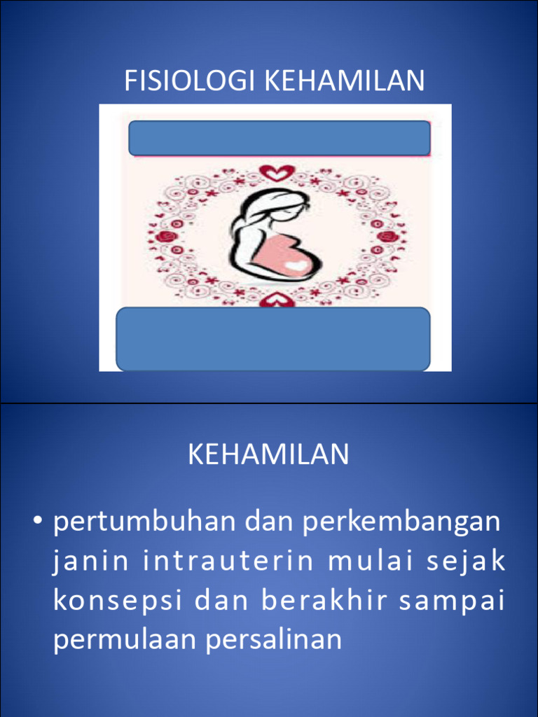 Fisiologi Kehamilan | PDF