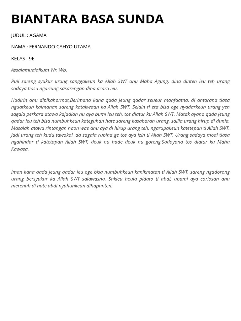 Biantara Basa Sunda - 20250121 - 184021 - 0000 | PDF