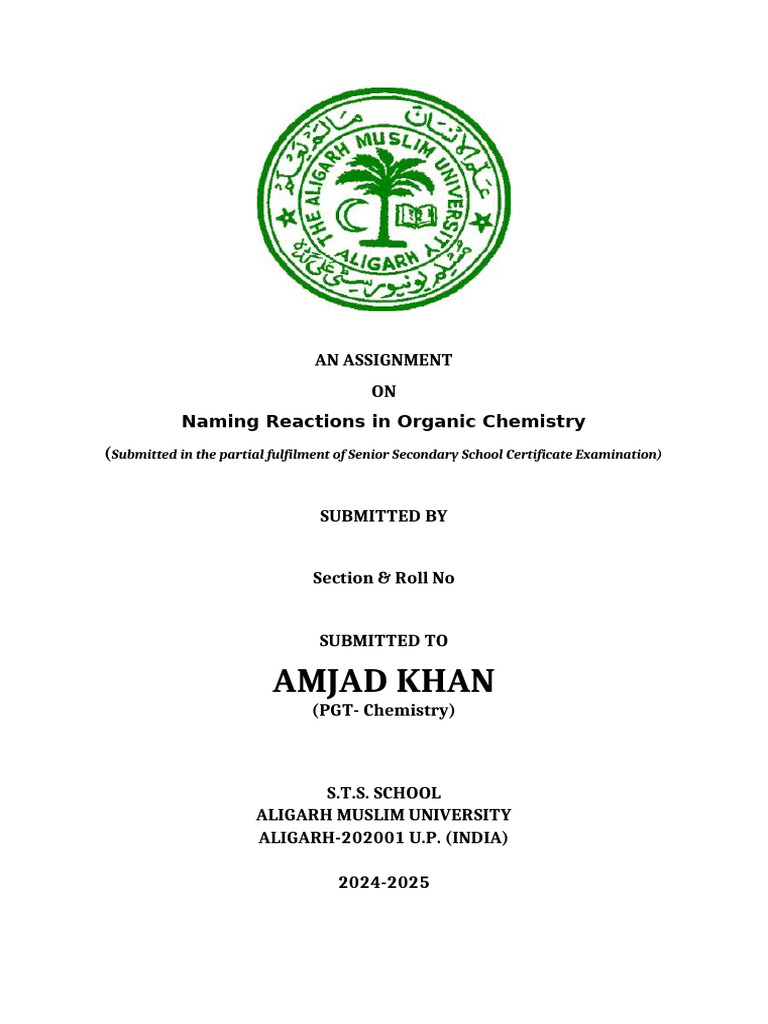 Cover Page For Assignment | PDF