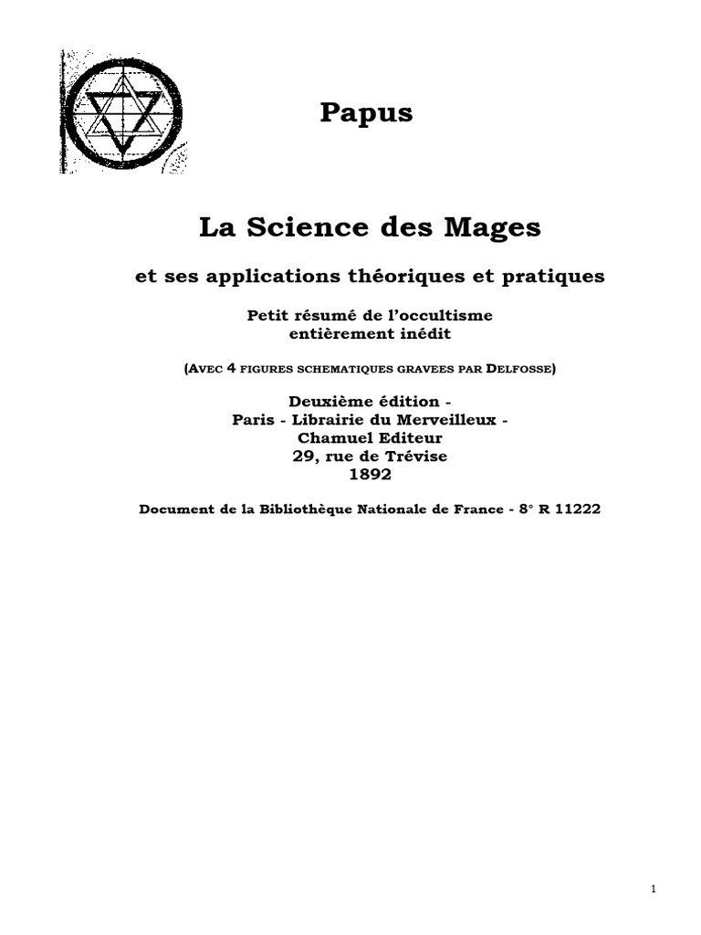 Science des Mages et Occultisme | PDF | Terre | Noûs