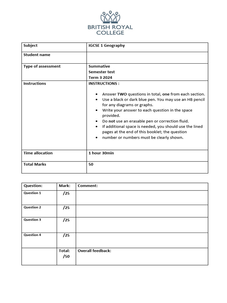 IGCSE 1 Geo Semester | PDF | Earthquakes | New Zealand