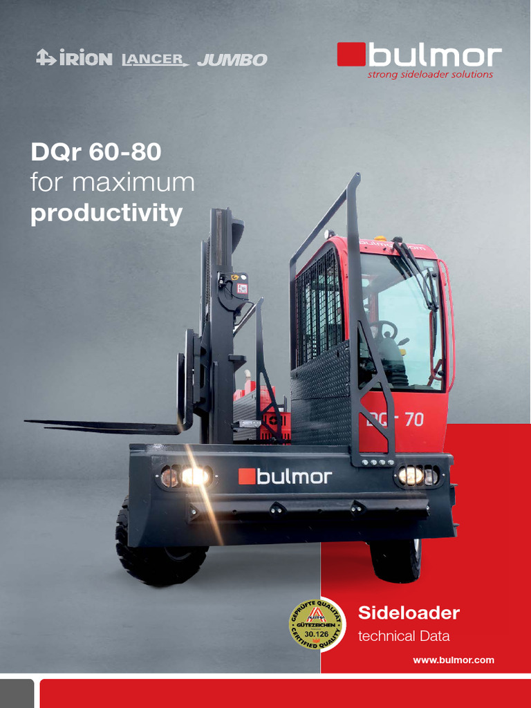 E - Bulmor - Datasheet - DQR 60-80 | PDF | Vehicles | Motor Vehicle