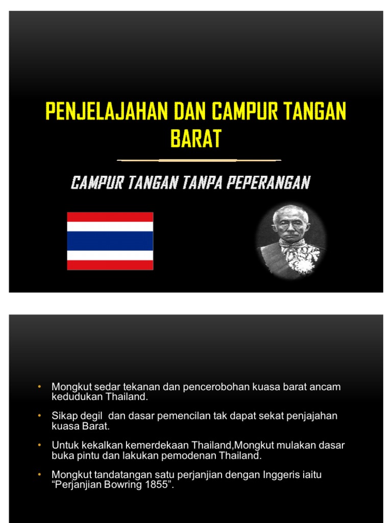 STPM Sejarah Asia: Penjelajahan Dan Campur Tangan Barat, Perjanjian ...