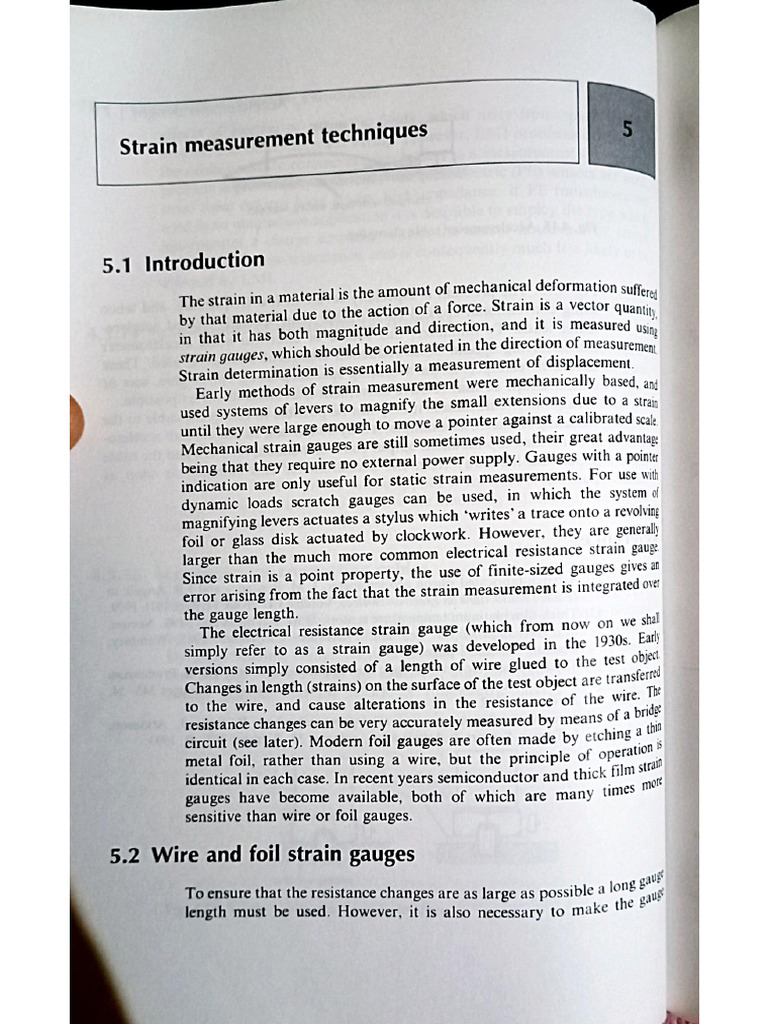 strain measurement techniques | PDF