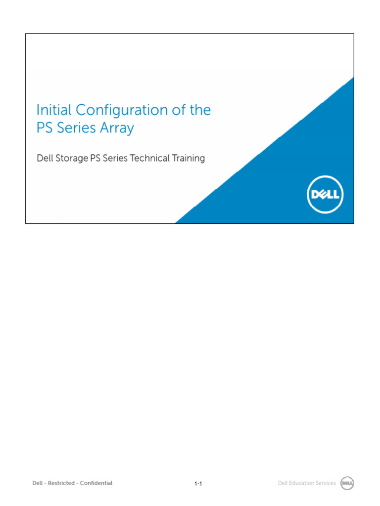 Day1-PS_Series_Installation_Initial_Config_Setup | PDF | Command Line Interface | Software
