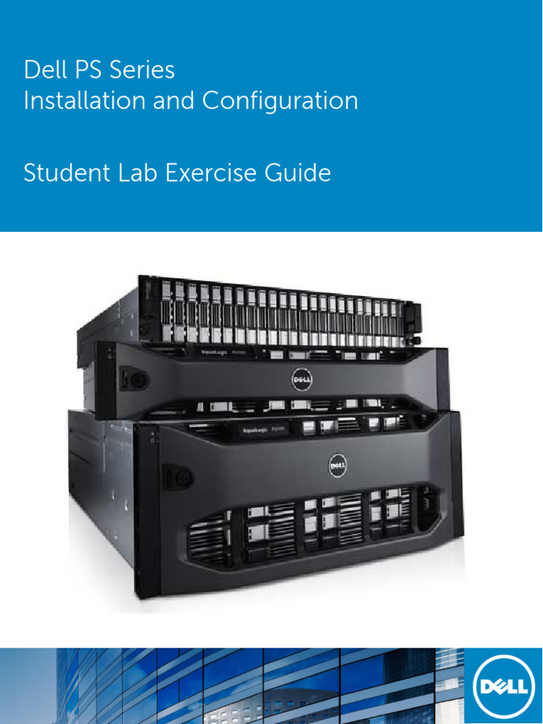 PS Series Installation Student Lab Guide | PDF | Command Line Interface | Network Switch
