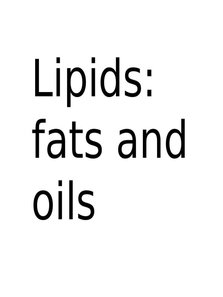 Lipid | PDF