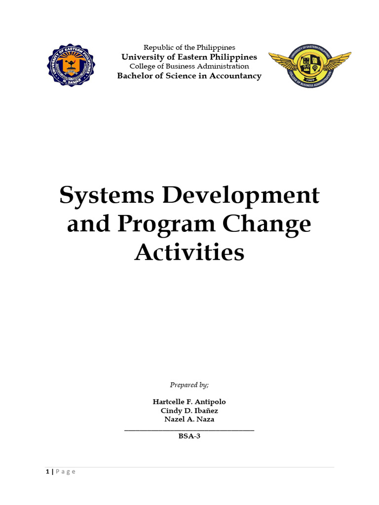 Systems Developmennge Activities | PDF | Databases | Computer Programming