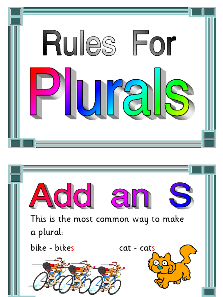 plurals | PDF