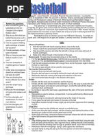 Score Sheets Netball | PDF | Team Sports | Ball Games
