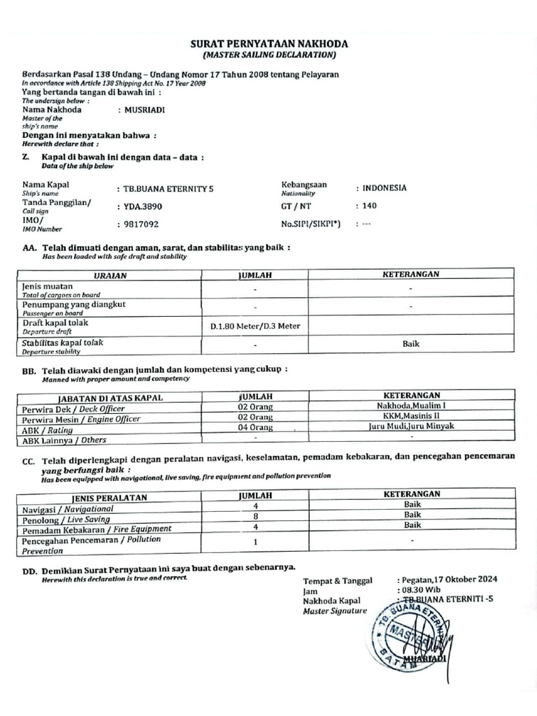 Master Salling TB Buana Eternity 5 | PDF