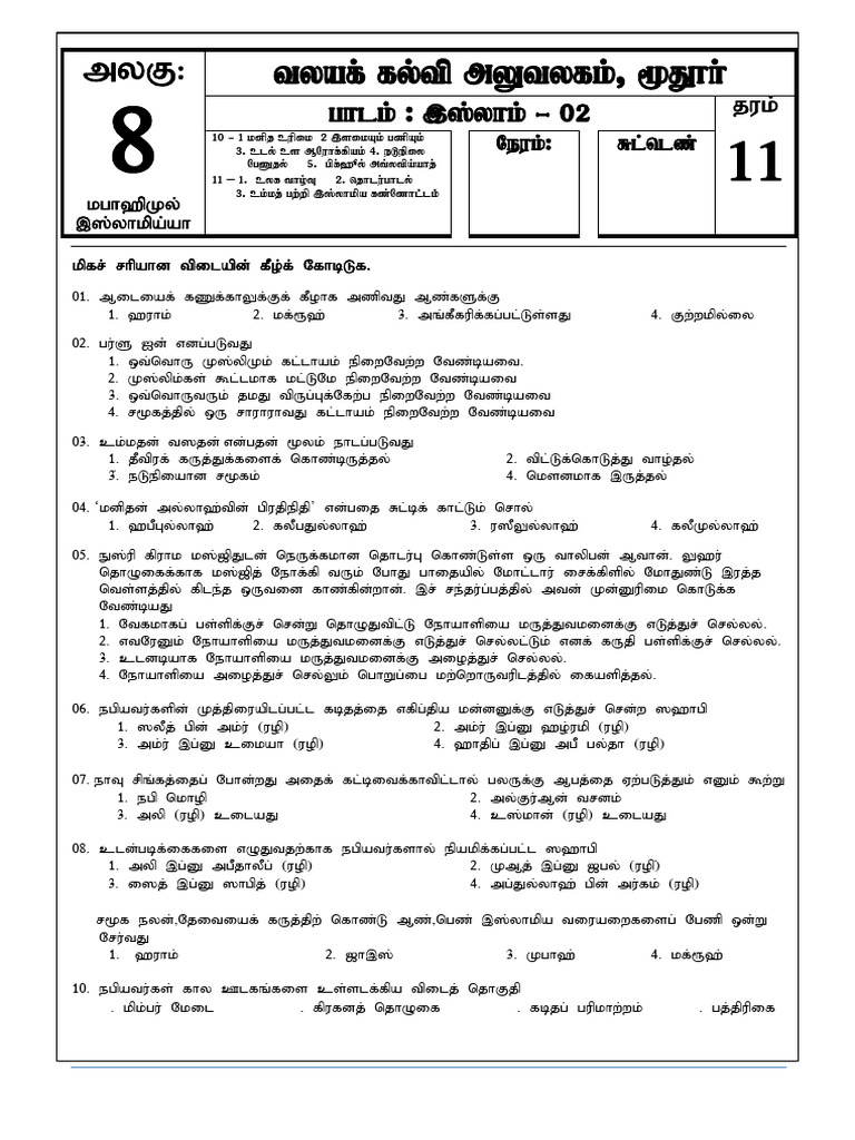 16 Mabahimul Islamiyya I 02 | PDF