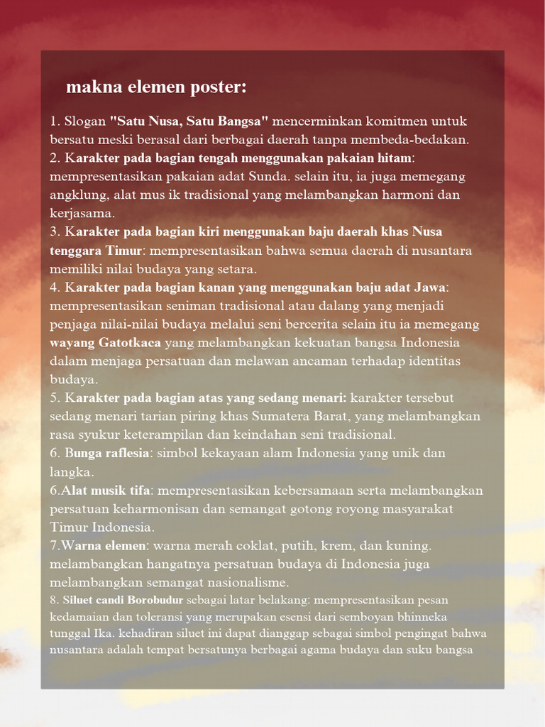 Makna Elemen Lomba Poster Digital | PDF