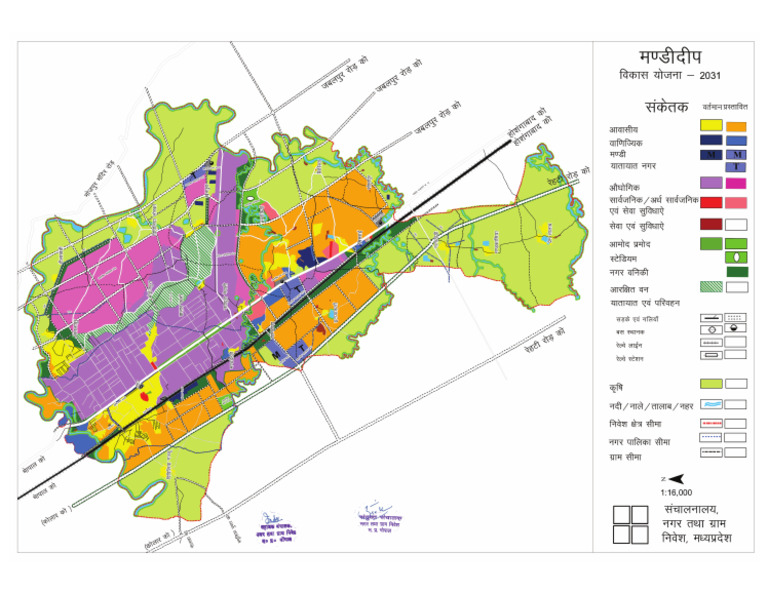 Mandideep 2031 Final Map | PDF