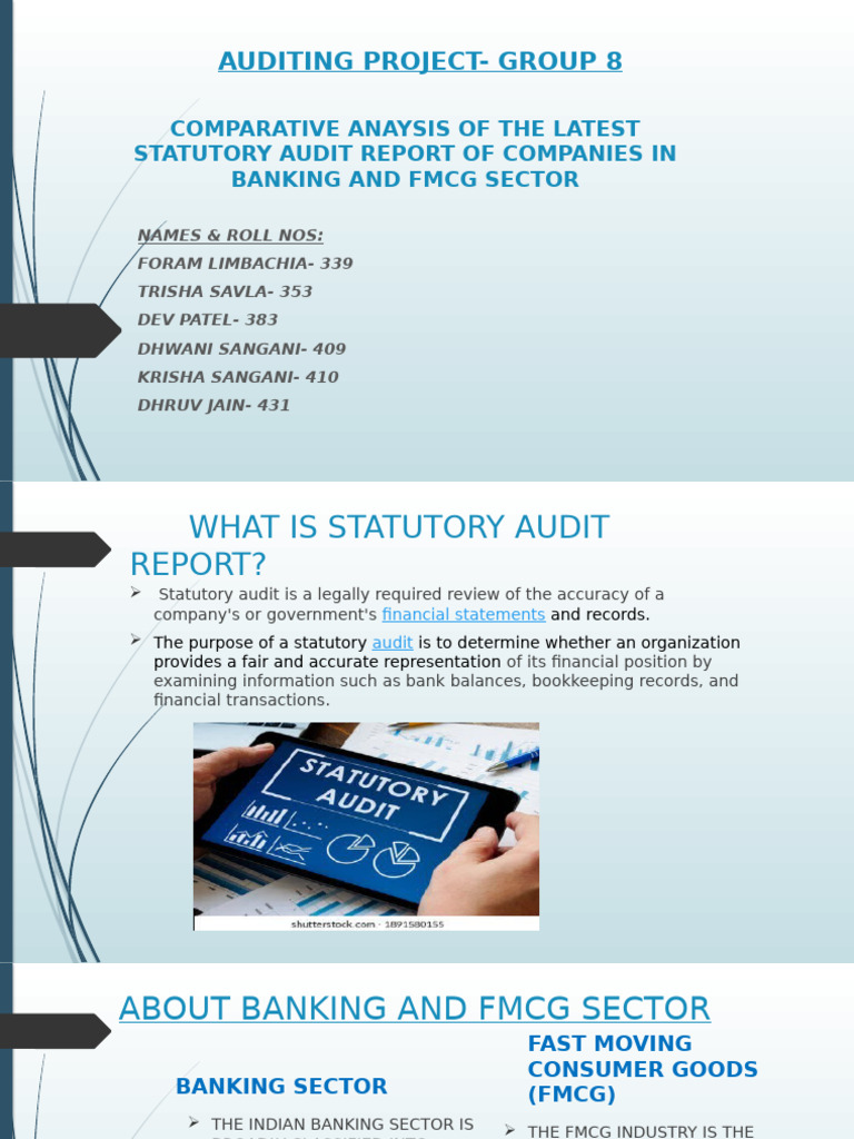 Auditing Presentation- Group 8 | PDF | Audit | Financial Statement