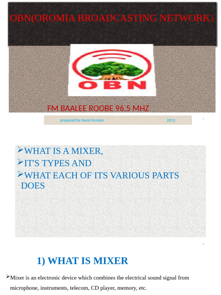 Awol 96.5 FM, Bale Robe | PDF | Equalization (Audio) | Electrical ...