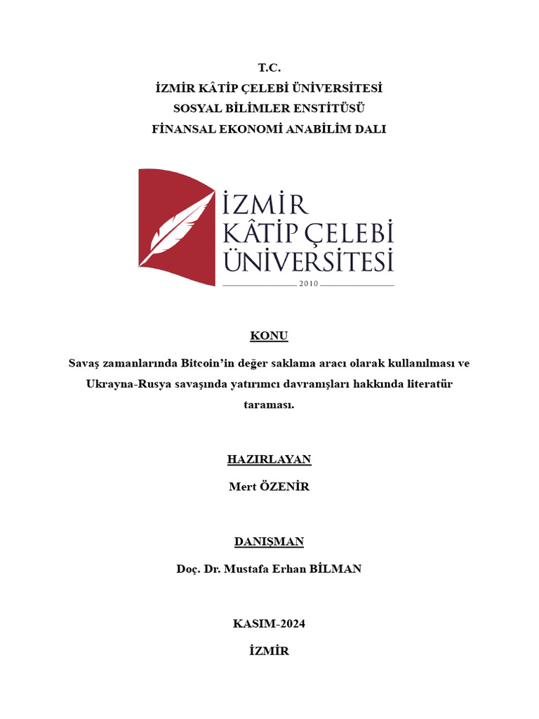 Literatür Taraması | PDF