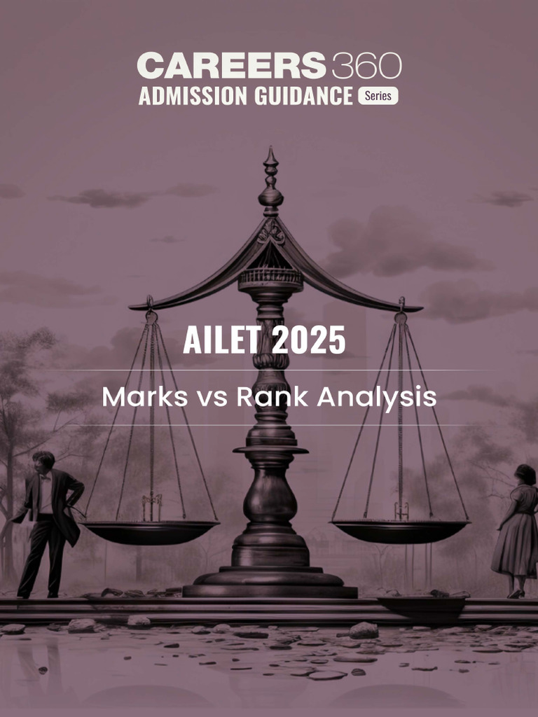AILET 2025 Marks vs Rank Analysis | PDF