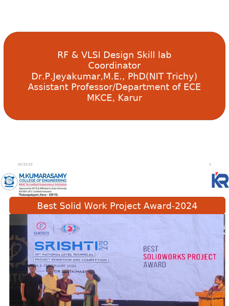 RF & VLSI Design Lab (Outcome) | PDF | Information And Communications ...