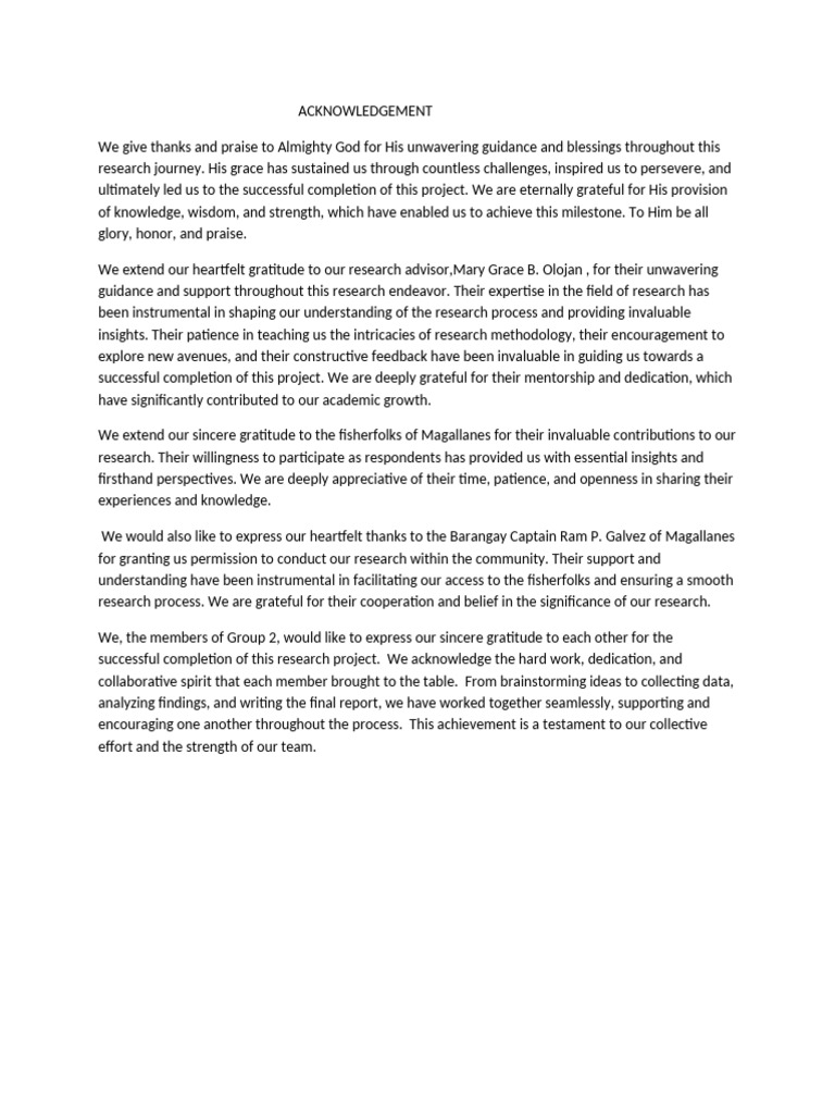 ACKNOWLEDGEMENT-WPS Office | PDF