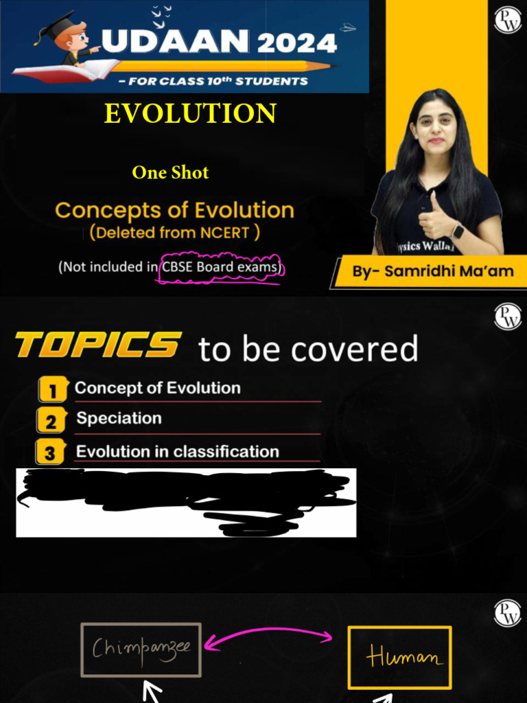 Evolution Class Notes Udaan 2024 Pdf 5909