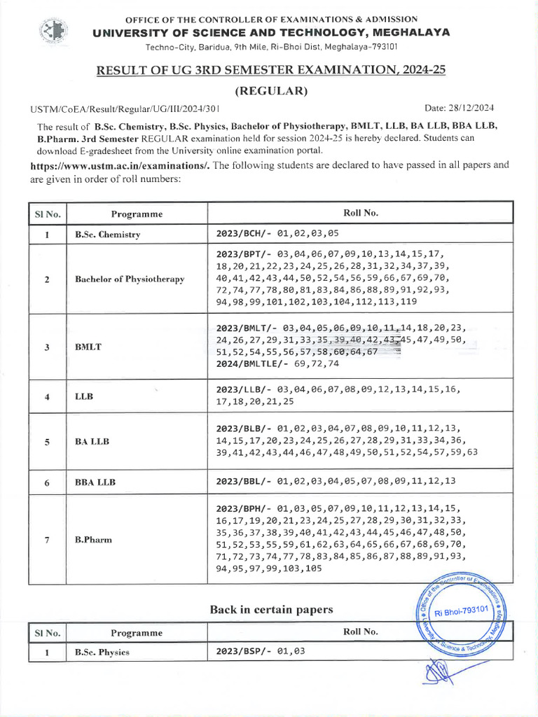 Ug 3RD | PDF
