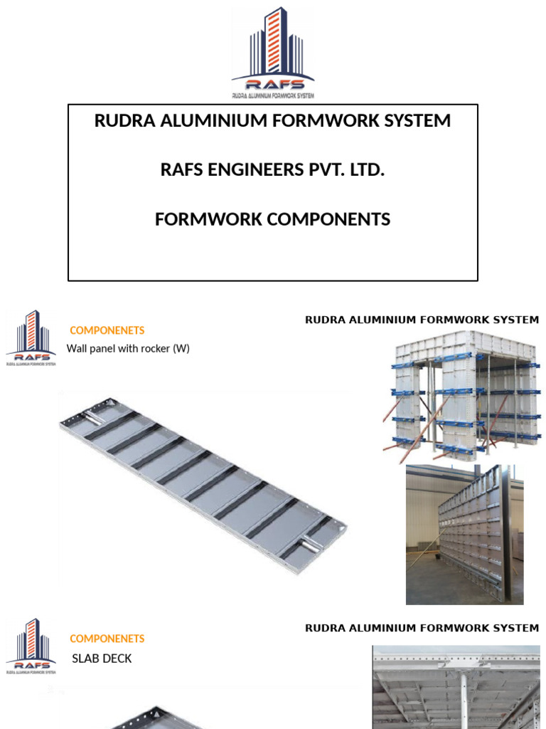 Aluminium Formwork System - Rudra Aluminium Formwork System | PDF ...