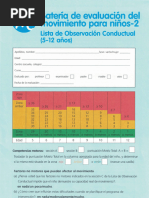 Mabc 2 | PDF | Terapia física | Evaluación