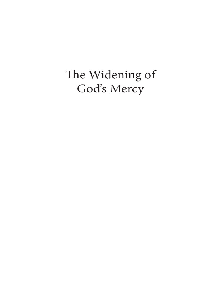 Christopher B Hays, Richard B Hays - The Widening of God's Mercy ...