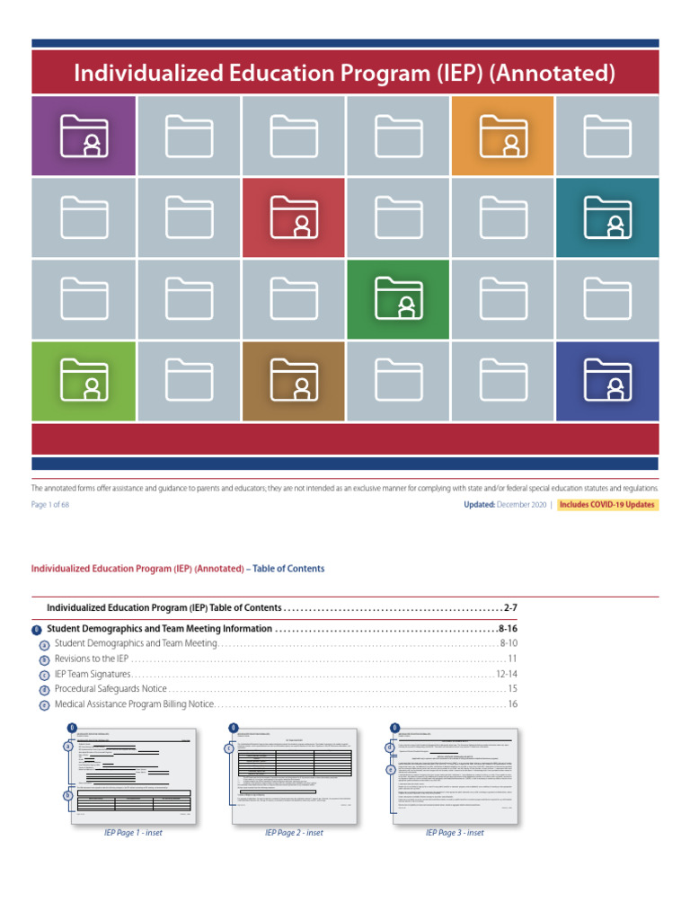 Annotated Iep Update Jan2022 Ada | PDF