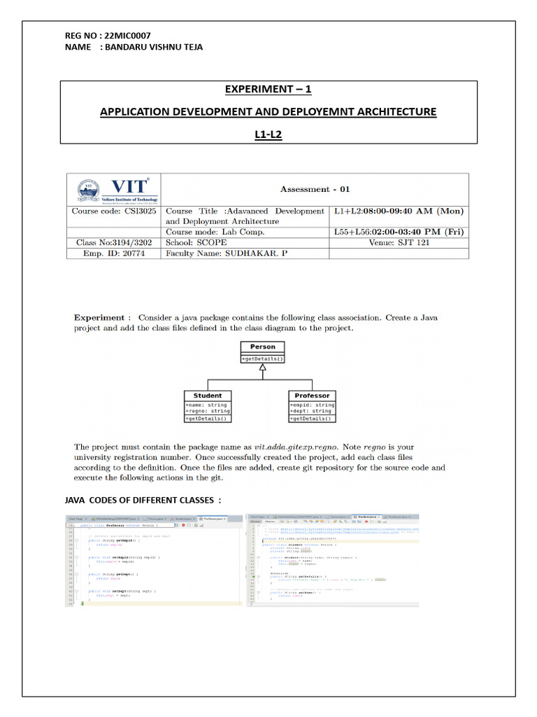 22MIC0007 EXP1 | PDF