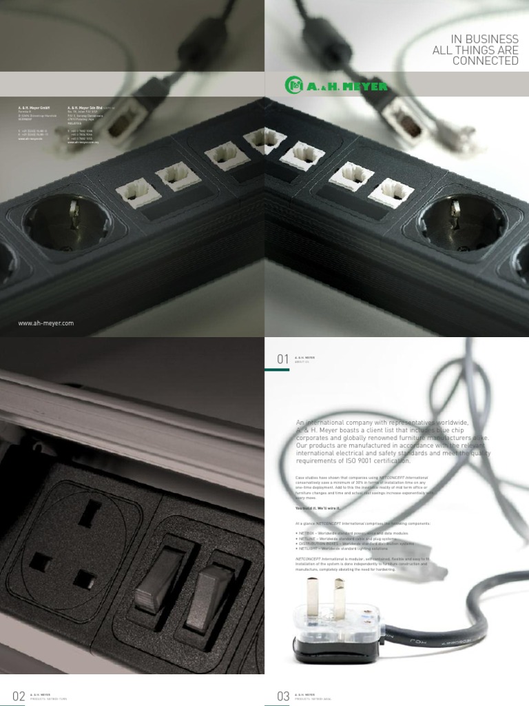 AH Meyer Brochure | PDF | Electrical Connector | Electrical Wiring