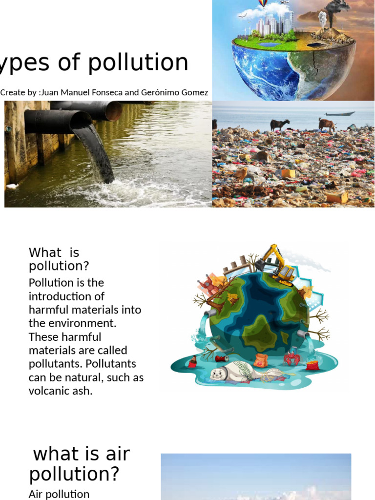 Types of Pollution | PDF