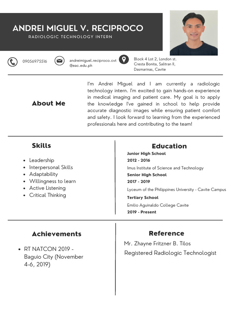Resume Withpic | PDF