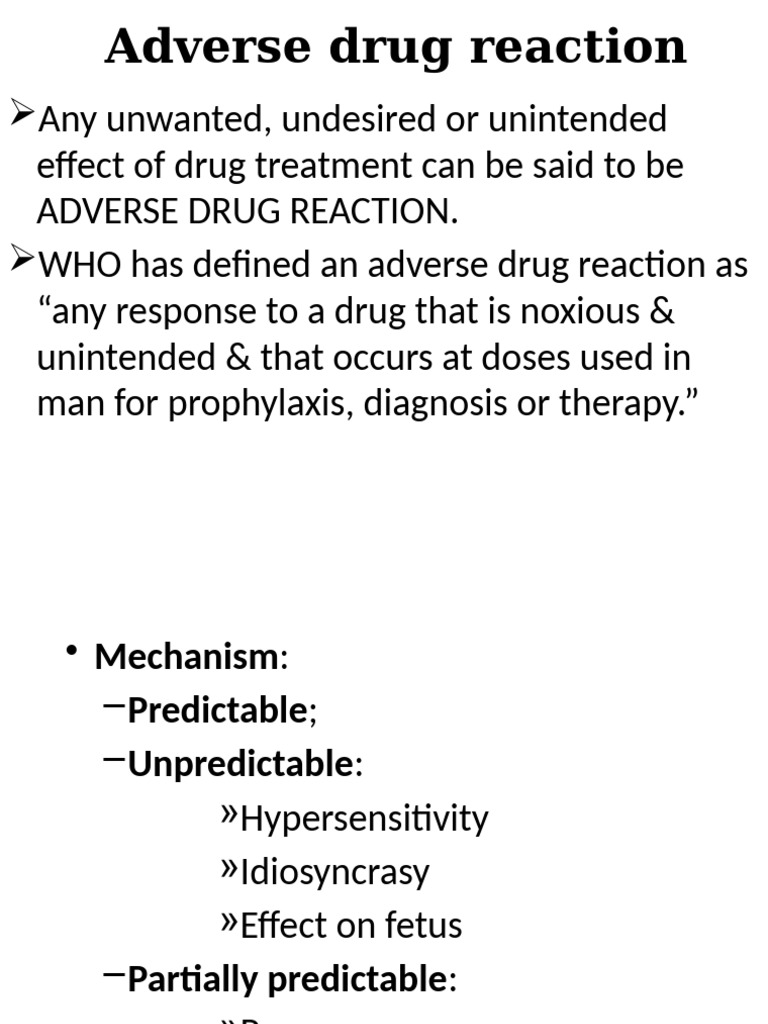 4.adverse Drug Reaction | PDF | Antibody | Downregulation And Upregulation
