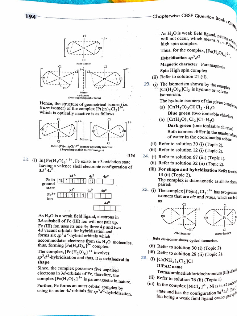 part 2 | PDF | Coordination Complex | Electron Configuration