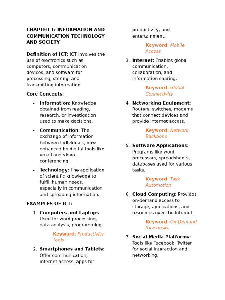 Understanding ICT's Impact on Society | PDF | World Wide Web | Internet ...