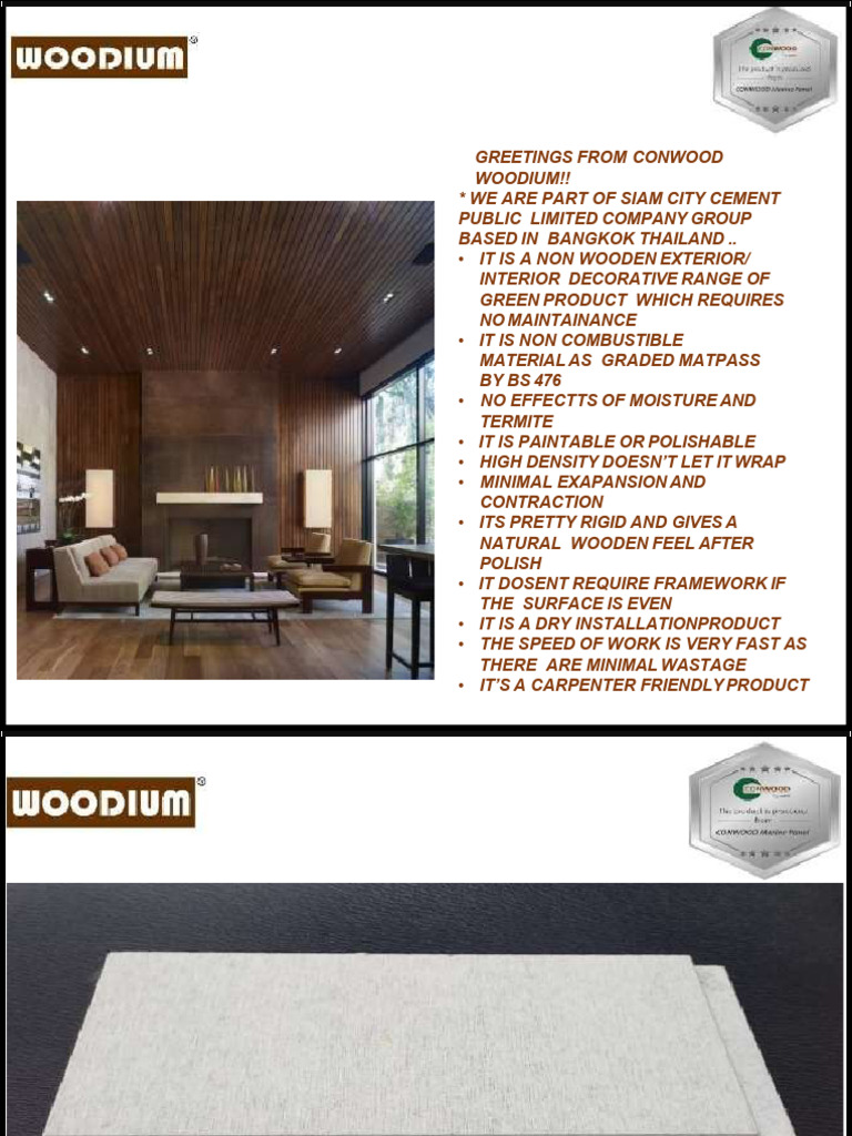 CONWOOD—1 | PDF | Building Engineering | Building Materials