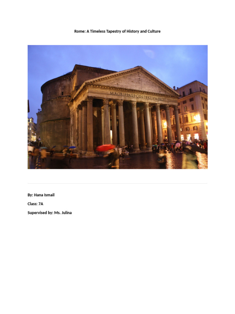 Rome | PDF | Ancient Rome | Rome