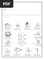 Worksheet Write The First Letter of The Following Picture | PDF